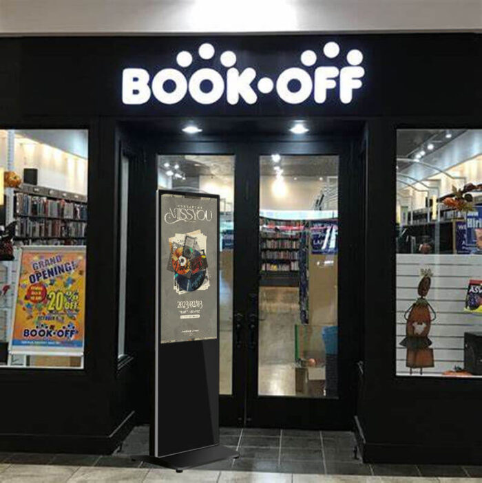 65 Inch Floor Standing Digital Signage For Retail Stores | FUNLCD