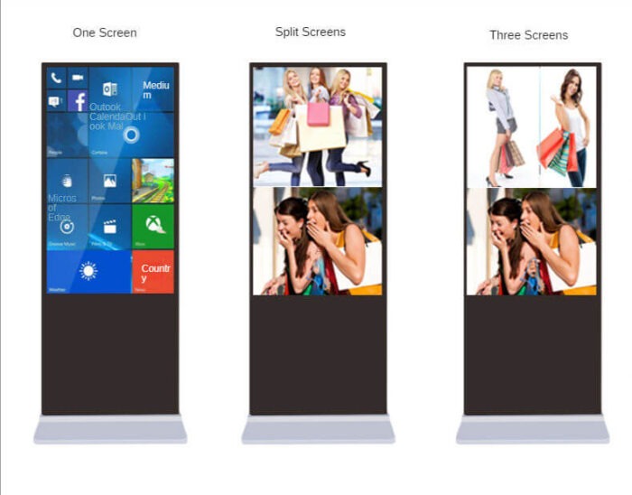 65 Inch Floor Standing Digital Signage For Retail Stores | FUNLCD