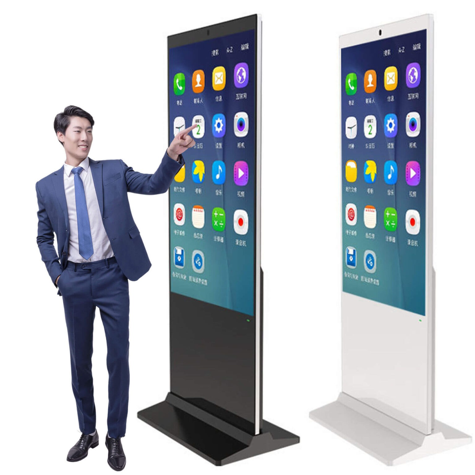 40 Inch Vertical Totem Advertising Media Player Display | FUNLCD