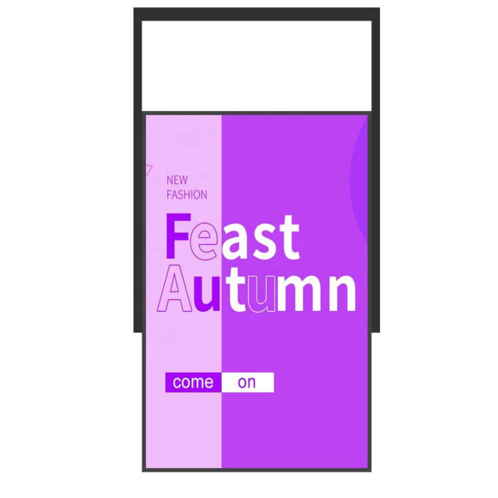 65 Inch High Brightness Retail Store Window Display Digital Signage ...